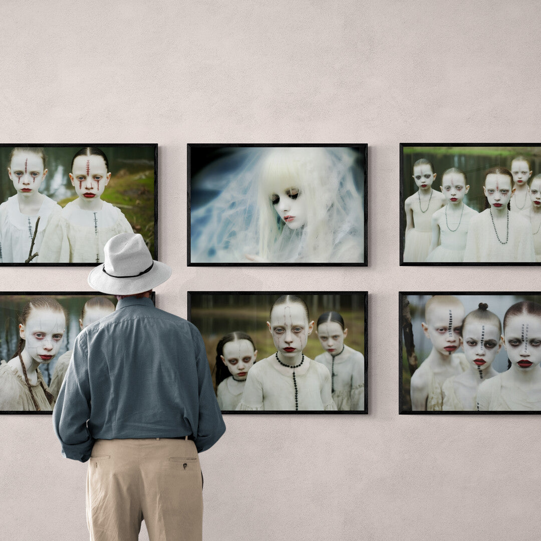 Mystic Children Kunstdrucke – verstörende Wandbilder voller Intensität ...